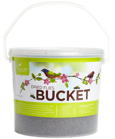 Dried House Flies Bucket [PB-0033] - $54.95 :: Pacific Bird and Supply ...